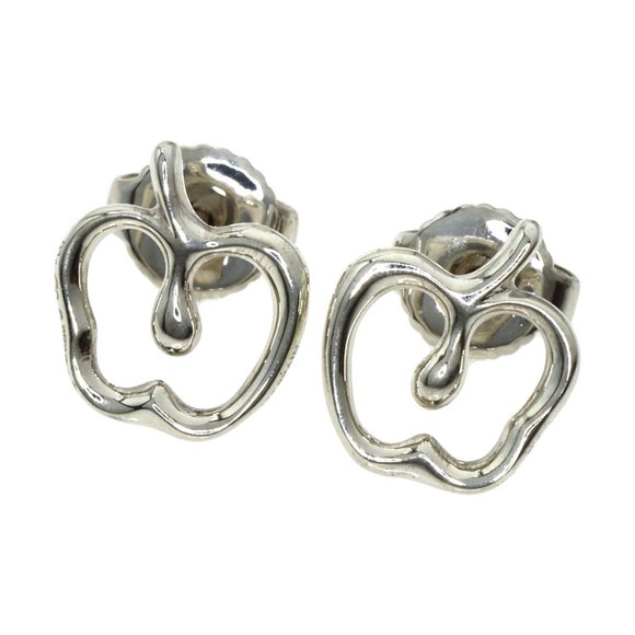 Tiffany & Co. | Jewelry | Tiffany Apple Small Earrings Silver Ladies ...